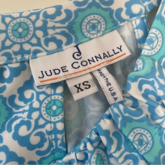Jude Connally | Dresses | Jude Connally Aqua Blue Medallion Print Lisa ...